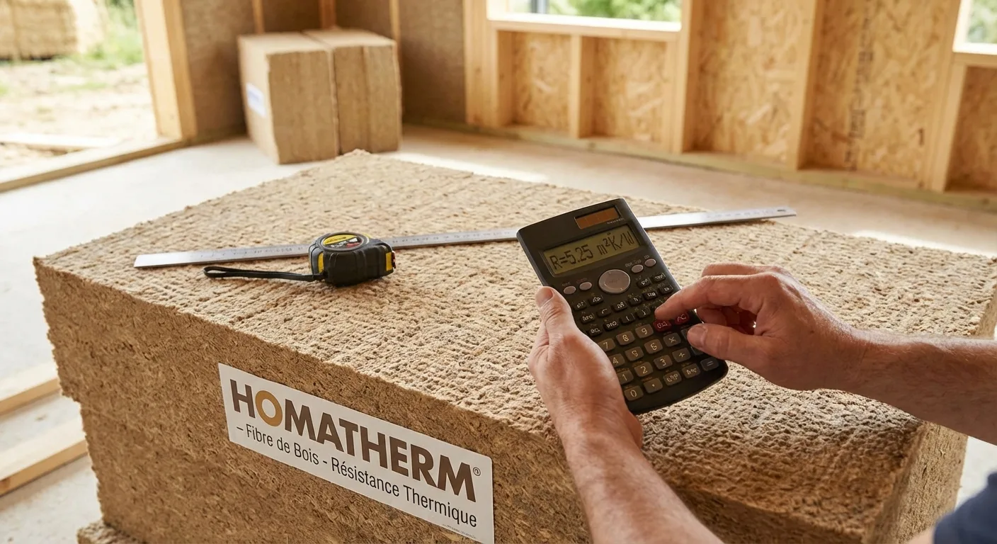 Résistance thermique fibre de bois : testez avec la calculette Homatherm